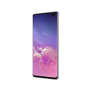 Samsung Galaxy S10+ Plus 128GB+8GB RAM SM-G975F/DS Dual Sim 6.4" LTE Factory Unlocked Smartphone International Model, No Warranty (Prism Black)