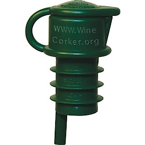 Haley's Corker 5-in-1 Wine Aerator, Stopper, Pourer, Filter and Re-Corker, Screw Top
