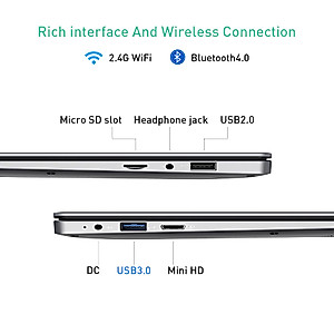 ECOHERO Newest Windows 11 Laptop, 6GB DDR4 RAM, 256GB SSD Storage, Intel Celeron J4005 Processor Up to 2.7GHz, 15.6-inch Full HD 1920x1080 Display Laptops Computers, Webcam, WiFi, Bluetooth