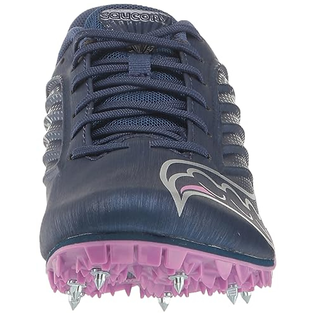 Saucony Women's Spitfire 5 Sneaker, Indigo/Grape, 7