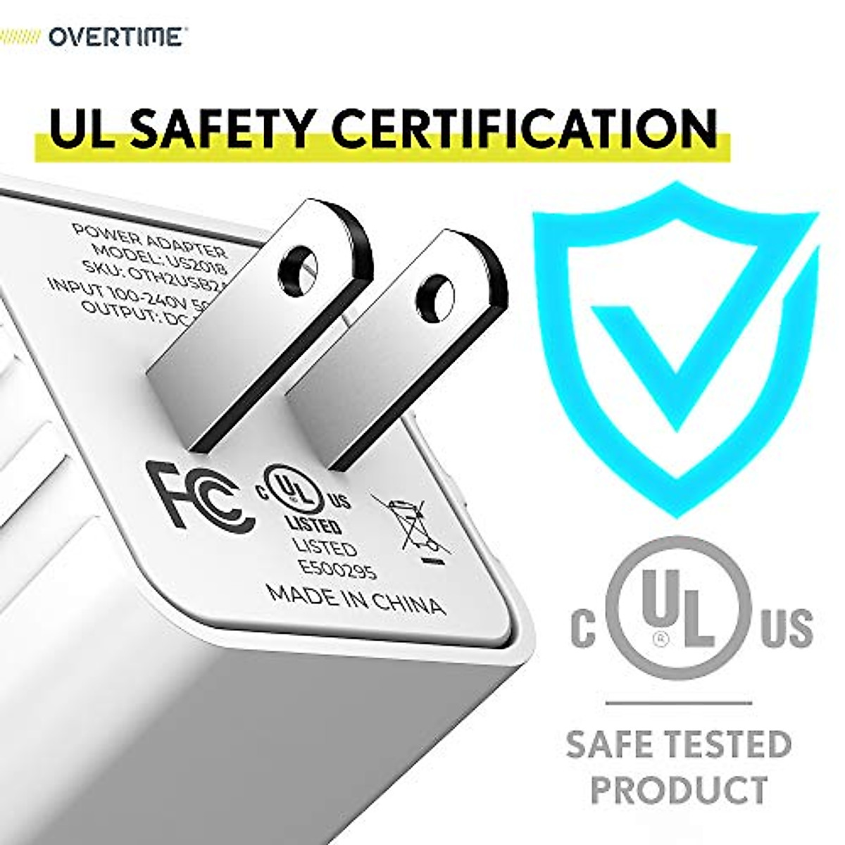 iPhone Charger Set, 2-Pack Overtime Apple MFi Certified Lightning Cables with 1 Dual USB Wall Adapter - 2.4 AMP Compatible w/iPhone 11 Pro Max XS XR X 8 7 6S 6 Plus SE iPad (Rose Gold/Rose Gold, 10ft)