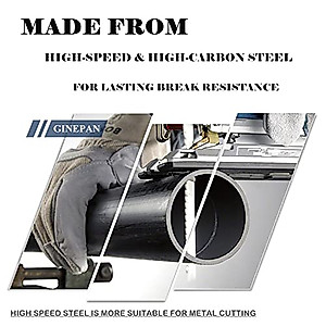 20PCS T Shank Jigsaw Blades Tool for Wood Plastic Metal Compatible with 90% Power Jig Saws Such as Bosch DEWALT RYOBI One+ Makita SKIL Black+Decker Includes 4 Each of T101B T101AO T144D T118A & T118B