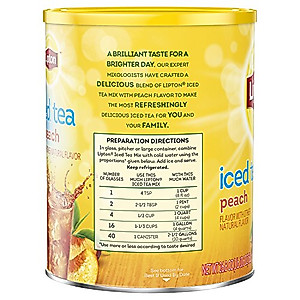 Lipton Iced Tea Mix, Peach 10 qt