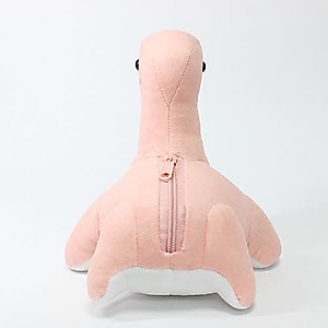 New Nessie Plush Toys,7.9 in Creative Loch Ness Monster Plush Toy Wacky Throw Pillow,Fun Anime Character Stuffed Dolls for Cartoon Anime Game Fans Gift（Pink）