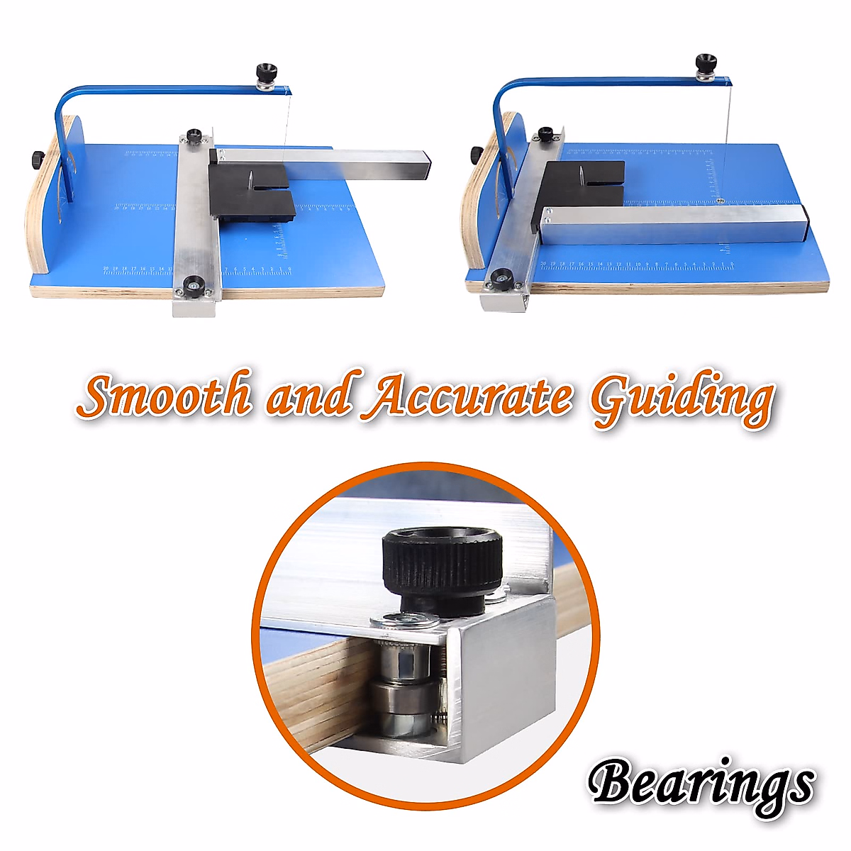 DOMINOX Foam Cutter Hot Wire Cutter Electric Tabletop Hot Wire Foam Cutter Working Table Tool Foam Cutting Machine Styrofoam Cutter for Cutting Foam, Model, Sculpting and Prototype