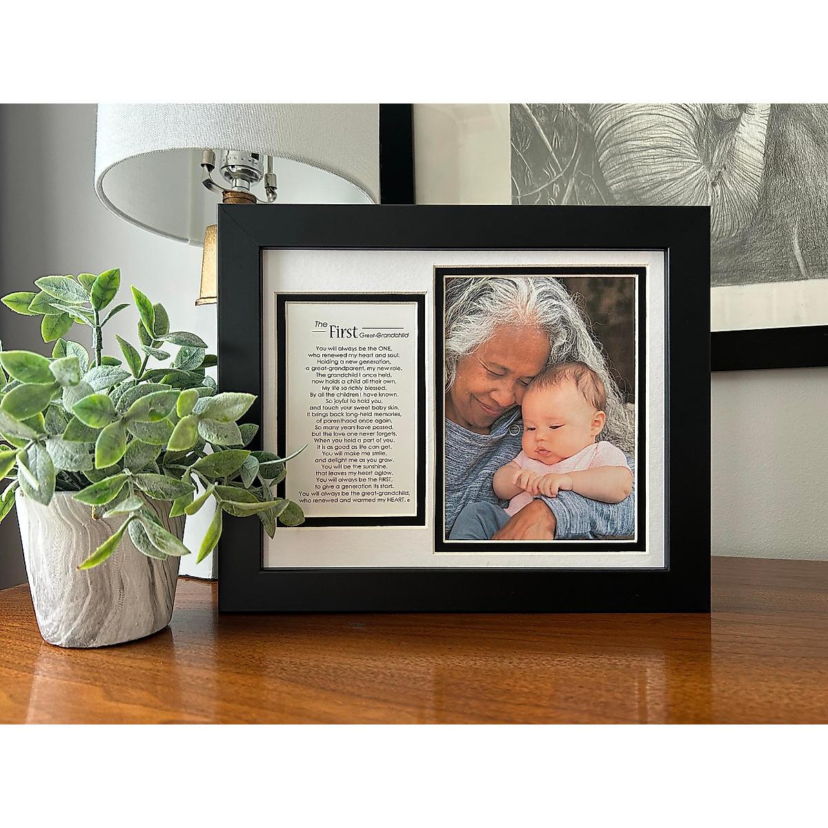 The Grandparent Gift Co. First Great-Grandchild Photo Frame