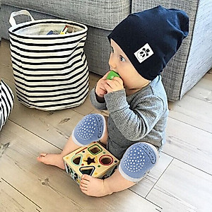 BOSONER Baby Crawling Anti-Slip Knee Pads,Unisex Baby Toddlers Kneepads Leg Warmer 5 Pairs…