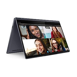 2021 Latest Lenovo Yoga 7i 2-in-1 14" Touchscreen 300 nits Laptop - 11th Gen Intel Evo Platform Core i5-1135G7 8GB RAM 512GB SSD Intel Iris Xe Graphics Win 10 Home Slate Grey, LPT Cloth