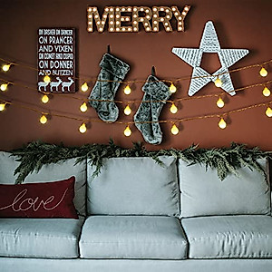 Globe String Lights for Bedroom, Christmas Decoration Ball Lights 33 FT 80 Twinkle LED Battery Operated Fairy Light for Outdoor/Indoor, Classroom, Camping, Bedroom, Party, Garden (Warm White Light)
