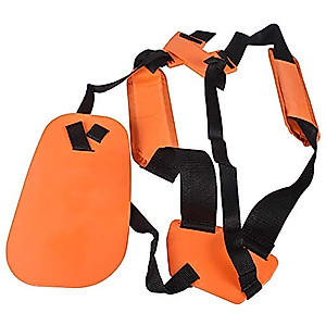 munirater Universal Trimmer Harness Weed Eater Strap Replacement for Stihl Echo Husqvarna with Adjustable Double Shoulder Mower Nylon Belt for Brush Cutter Garden Lawn