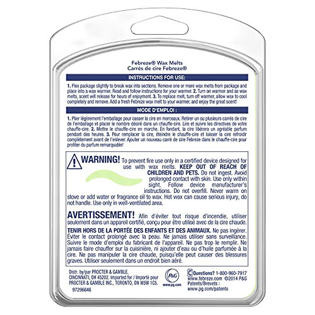 Febreze Wax Melts Gain Original Air Freshener (1 Count, 2.75 Ounce)