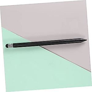 KJHBV Electronic Kits Tablet Stylus Pens for Touch Screens Fine Point Real Steel Surface Pen Writing Instrument Tablet Pen Suite Flat Conductive Pen Black Stylus Pens