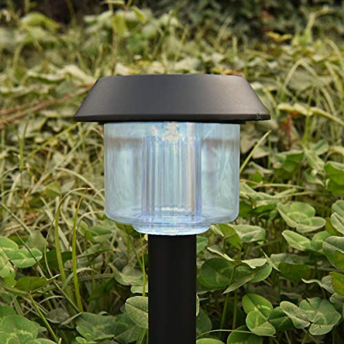 Tangkula LED Solar Garden Lights 6 Pack Waterproof Outdoor Solar Lights for Garden Path Walkway Outdoor Landscape Lighting Yard Lawn Deck Lamps