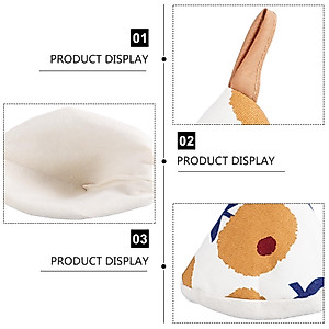 Tofficu Cute Glass Cups 2Pcs Hot Pot Lid Handle Mitt Heat Resistant Pot Knob Grabber Holder Anti Scald Casserole Pot Lid Knob Cover Hand Protector for Home Kitchen Style 1 Glass Cup with Straw