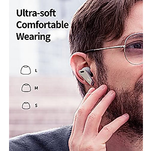 Edifier NB2 Pro True Wireless Earbuds, Hybrid Active Noise Cancelling Bluetooth Headphones, SBC Audio 32 Hours Playtime Ear Buds, USB C Fast Charge IP54 Waterproof App Control in-Ear Earphones