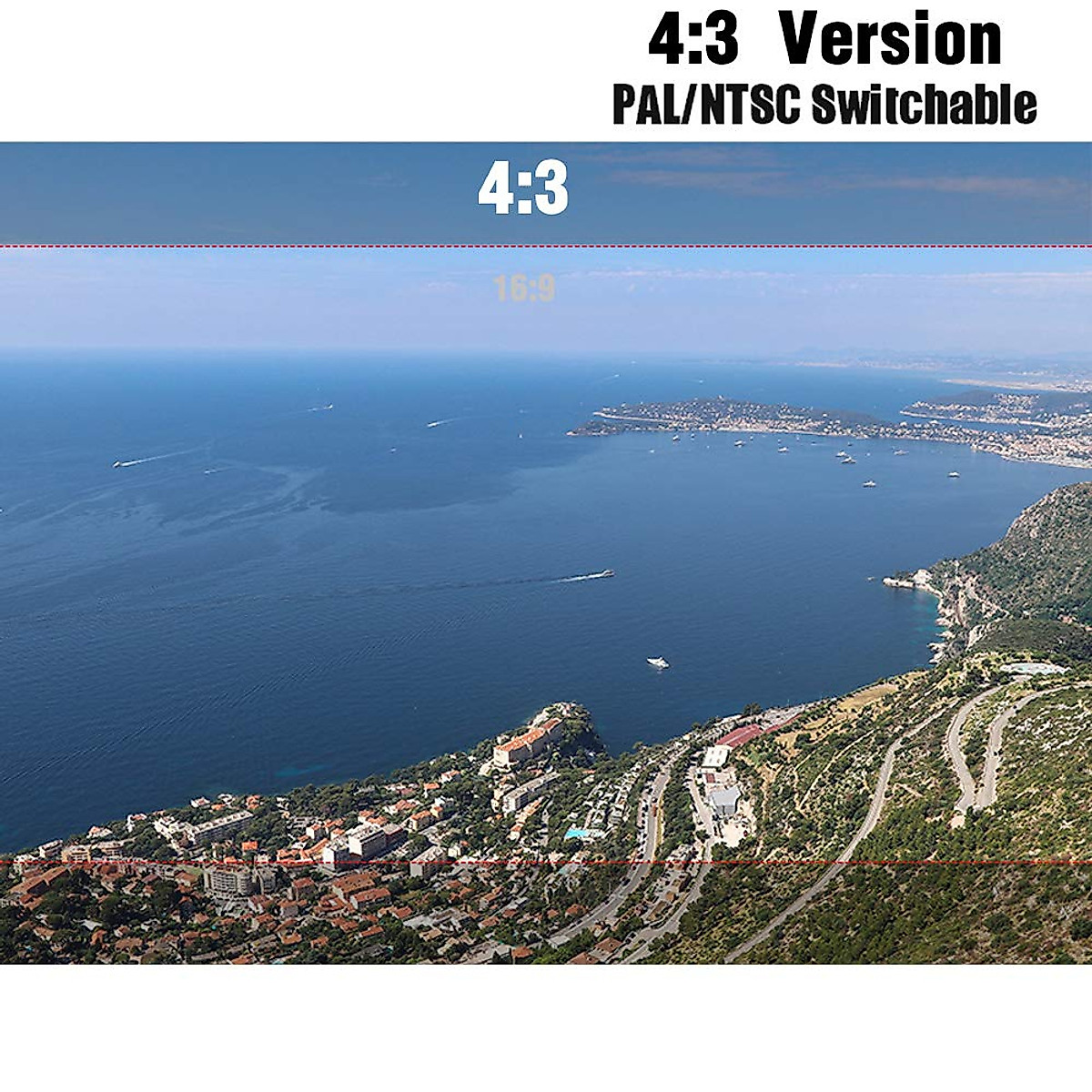 FPV Camera Foxeer Razer Mini Cam 1200TVL 2.1mm Lens 4:3 FOV 125 Degree PAL NTSC Switchable for Racing Drone Black