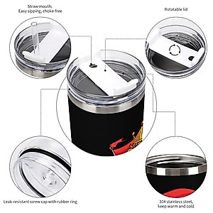 Rasta-Lion Of Judah Retro 40OZ Tumbler Stainless Steel Travel Mug Water Bottle Car Cup Tea Cups with Lid Black-style