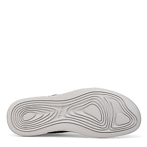 Clarks Gereld Lace Sneaker, Black Leather, 9 Medium