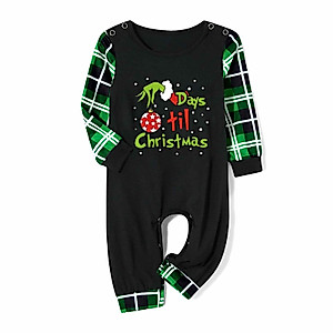 VS&LLWQ Family Christmas Pjs Matching Sets Christmas Pajamas for Family Christmas Elf Pjs Holiday Xmas Jammies Set(#104-Men, Medium)
