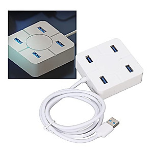 BRDI USB Hub, USB Extender 300MB/S Long Service Life for Notebook for External Hard Drives