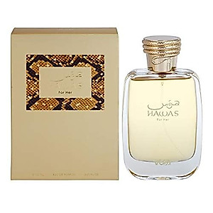 RASASI Hawas Eau de Parfum Spray for Women, 3.4 Ounce