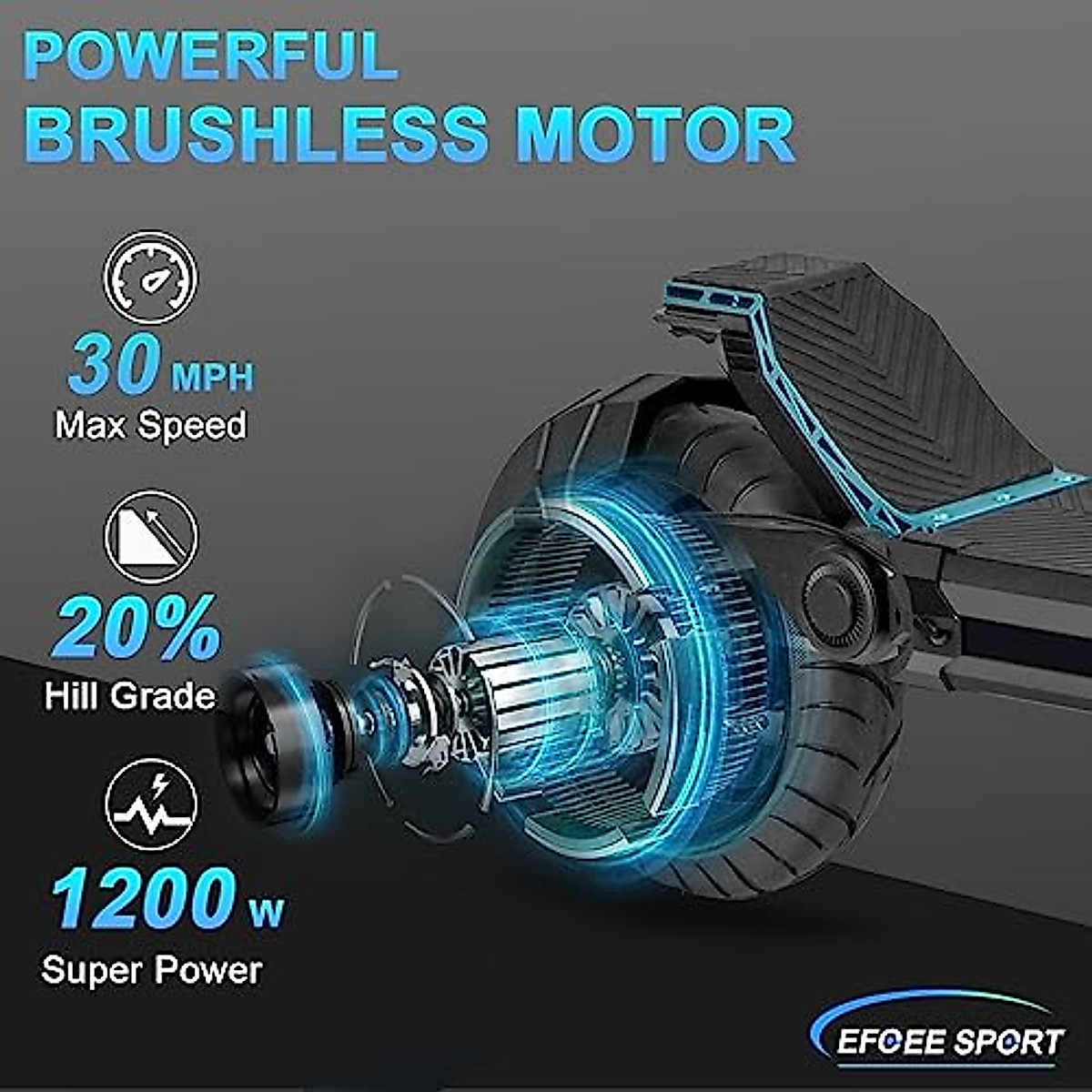 Electric Scooter Adults 30 MPH, Powerful 1200W Motor Foldable Kick Scooter Up to 28-37 Miles, 10" Tires Sports Scooter Commuting Electric Scooter, Double Shock Absorption and HD LCD Touch