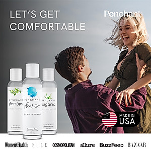 Penchant Premium Silicone Lube - Personal Lubricant for Women & Men - Latex-Safe, Water-Resistant, Hypoallergenic, Paraben-Free - 4oz