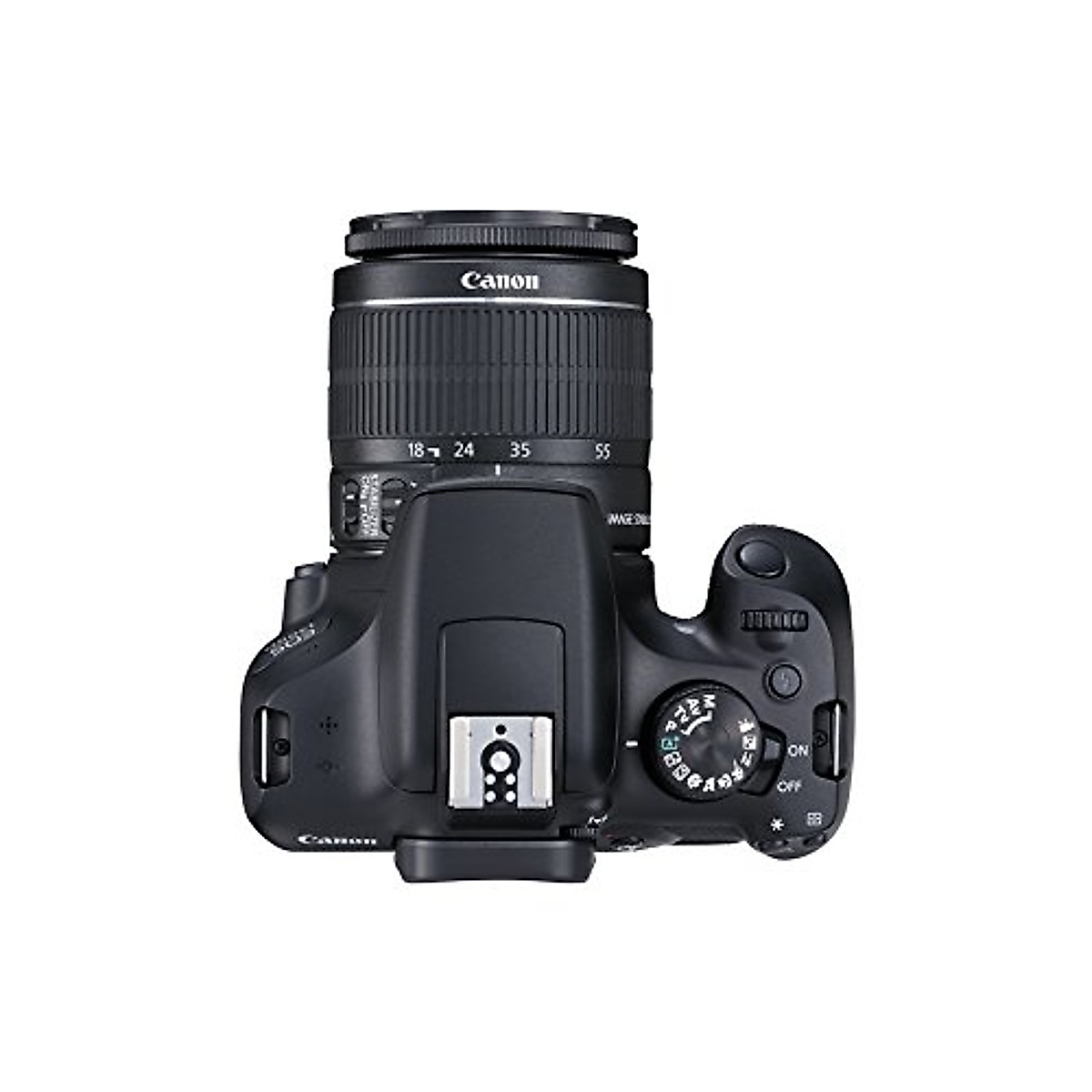 Canon EOS 1300D EF-S 18-55mm 18.7MP CMOS 5184 x 3456 Pixels (Black) - International Version (No Warranty)