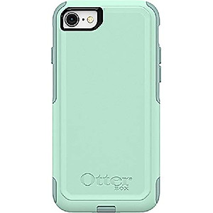 OtterBox Bundle: COMMUTER SERIES Case for iPhone SE (2nd Gen - 2020) & iPhone 8/7 (NOT PLUS) - (OCEAN WAY) + PopSockets PopGrip - (SERPENTINE GRANITE)