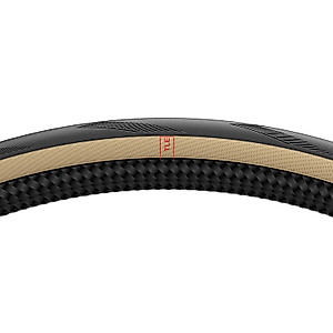 Schwalbe Pro One TT Tire - 700 x 25, Tubeless, Folding, Black/Tan, Evolution Line, Addix Race