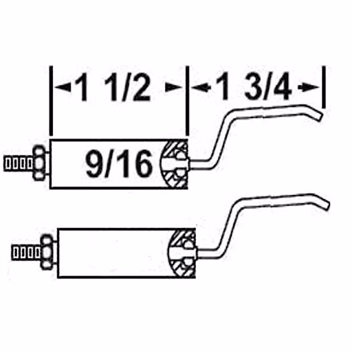 Crown 20874-02 Electrode Set for Clean Burn CB 90 HS or CB 85 HS or CB 90 HPB AIR