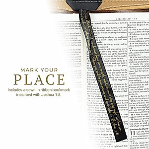 Divinity Boutique Bible Case for Men and Boys - Extra-Large Faux Leather Bible Cover for Church, Study, Travel - Fits Books up to 10” x 7.5” x 1.5”