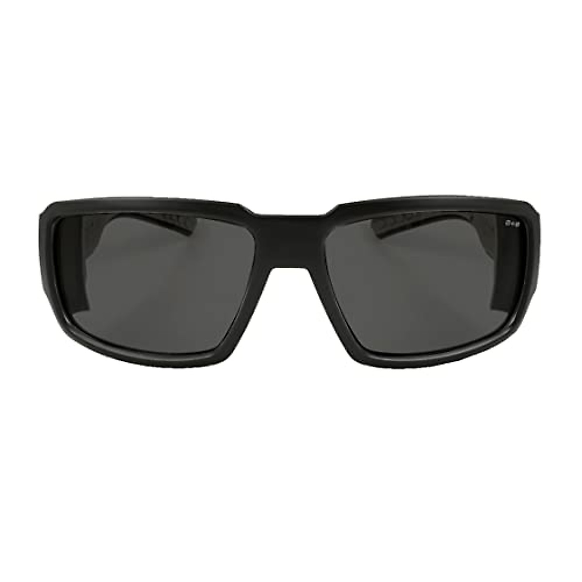 BOOGIE Bomb BG103 Floating Safety Sunglasses: Matte Black frame, Smoke PC Safety lens, Non-Slip Gray foam lining, ANSI Z87+ Compliant, UVA/UVB, Safe for Rugged Activity, Wet Conditions.