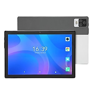 Tablet 10 Inch for Android 12.0, 6GB RAM 128GB ROM, 512GB Expand, Octa Core 4G LTE Tablets, 8MP+16MP, FHD 1920x1200, BT5.0, 7000mAh Fast Charge, 2.4G/5G WiFi (Silver)