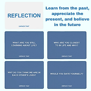 UNPACK THAT Conversation Cards Couples Game - Deep Relationship Questions for Couples, Families & Friends | 125 Cards for Communication & Intimacy Building