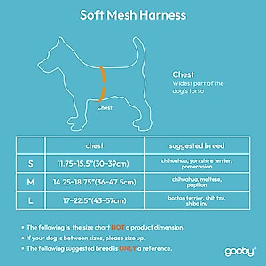 Gooby Soft Mesh Dog Harness - Flamingo Pink, Medium - All Weather Mesh Head-in Small Dog Harness with D Ring Leash - Perfect on The Go Breathable Dog Harness for Medium Dogs No Pull and Small Dogs