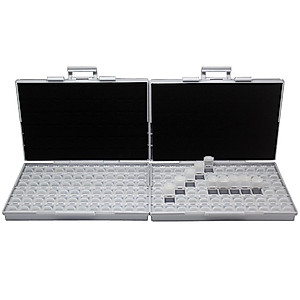 Two AideTek BOXALL72 SMD SMT Resistor Capacitor 1206 0805 0603 Box Organizer Craft Beads Storage 72 Compartments on Each Box