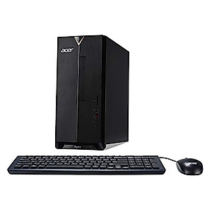 Acer Aspire TC-885-ACCFLi5O Desktop, 8th Gen Intel Core i5-8400, 8GB DDR4 + 16GB Optane Memory, 2TB HDD, 8X DVD, 802.11ac WiFi, Windows 10 Home