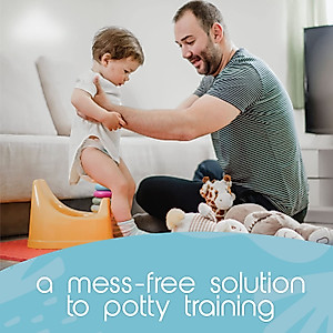 TidyTots Disposable Potty Chair Liners - Value Pack - Universal Potty Chair Fit (fits most potty chairs) - 32 Liners