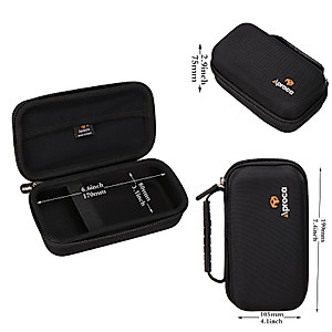 Aproca Hard Storage Travel Case for BESTEK Universal Travel Adapter 220V to 110V Voltage Converter (Black)