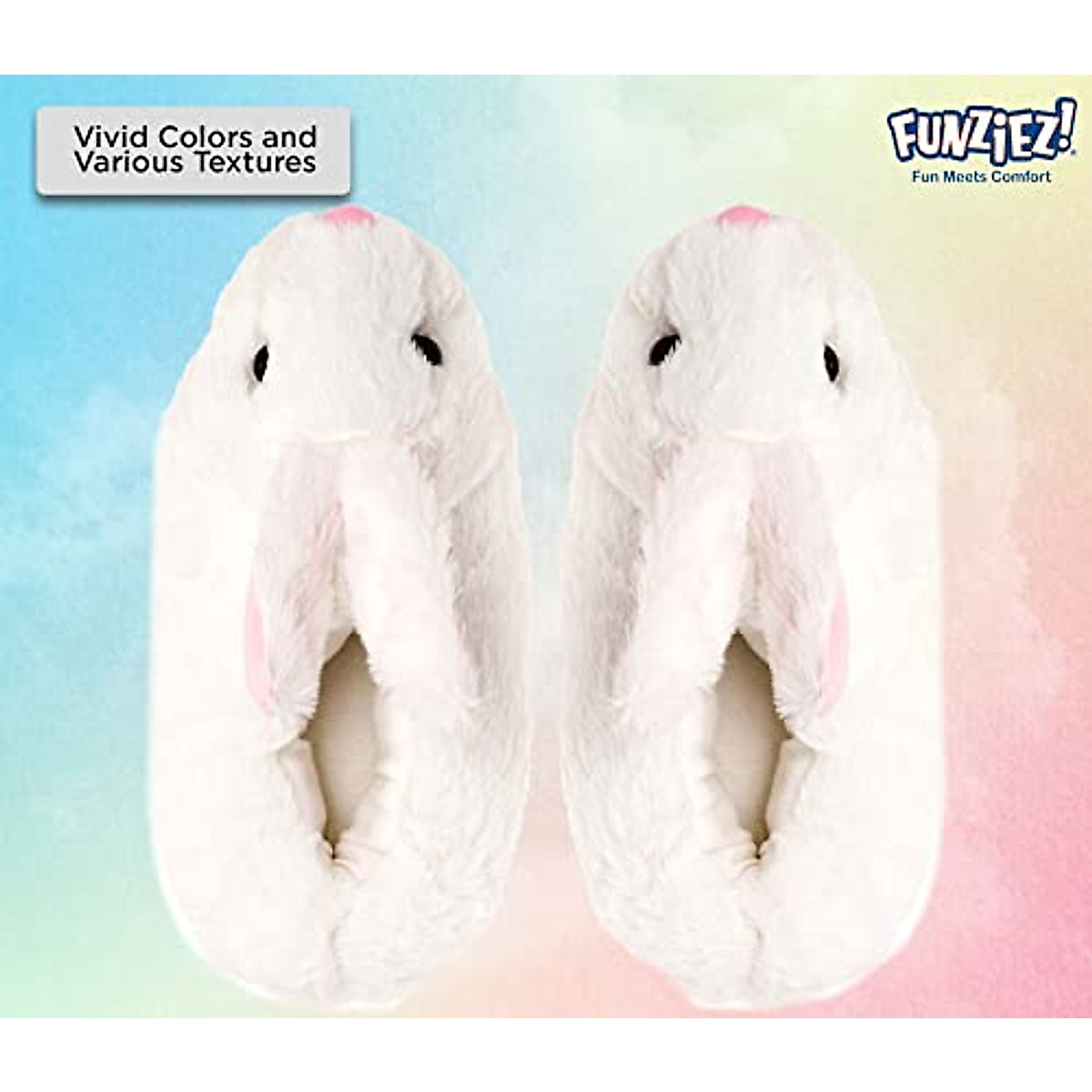 Silver Lilly Fuzzy Animal Slippers for Women & Men, House Shoes, Teddy Bear, Cow, Cute, Great Mother's Day Gift for Mom, Wife, Daughter