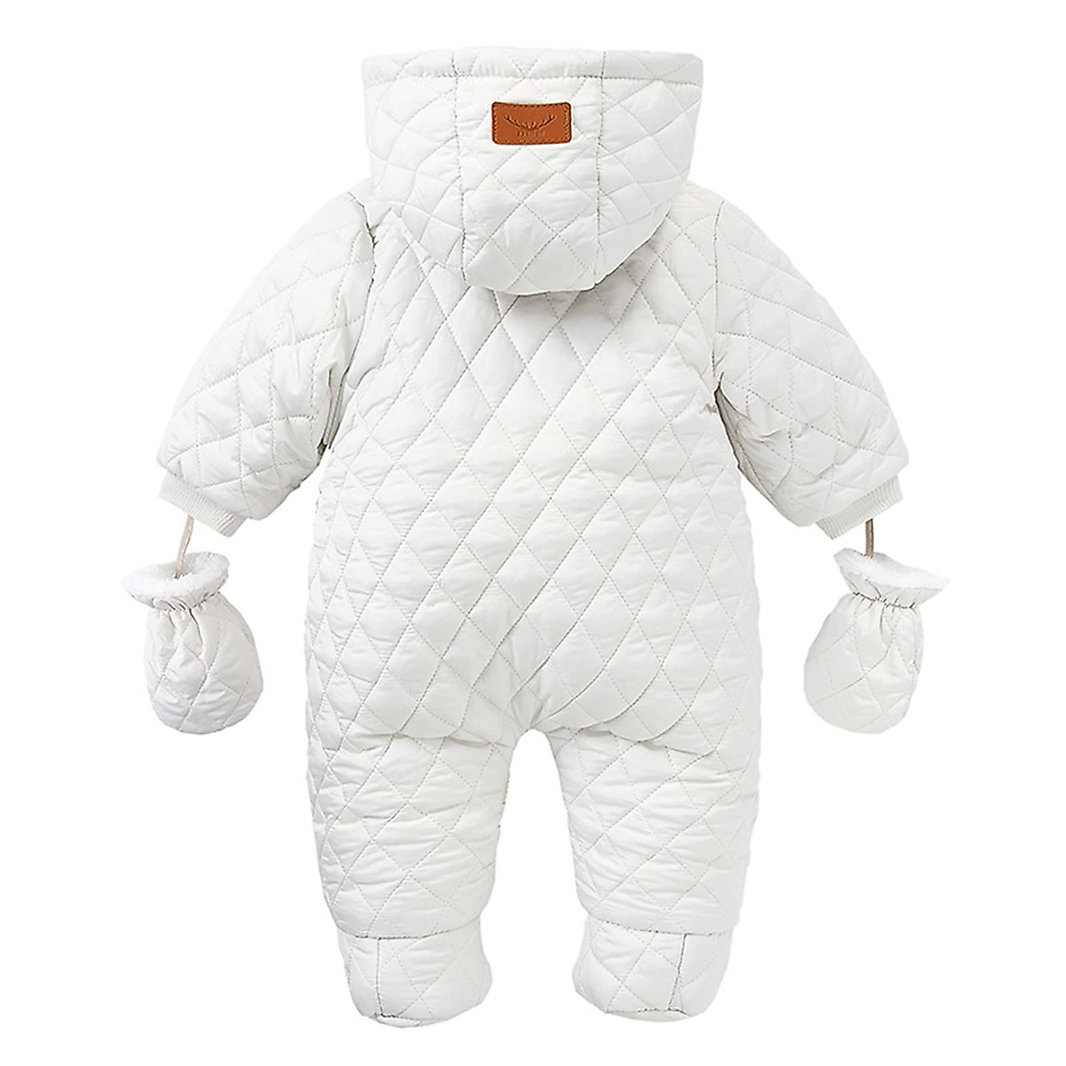 IBOBOOM Baby Boys Winter Clothes Toddler Snowsuit Infant Girl Snow Bib Suit 12-18 Months