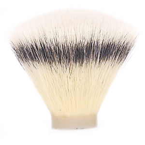 Boti Brush-Handmade The Newest 3 Color Synthetic Hair Knot Fan Shape Shaving Product Men's Daily Cleaning Beard Brush Tool,Great for DIY,Making Your Own Man Salon Shaving Brush. (28mm)