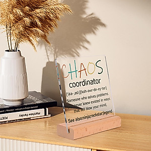 Chaos Coordinator Gifts for Women, Thank You Gifts for Women, Appreciation Gifts for Coworker Boss Lady, Teacher Gifts, Employee Appreciation Gifts, Anniversary, Birthday & Christmas Gift for Women