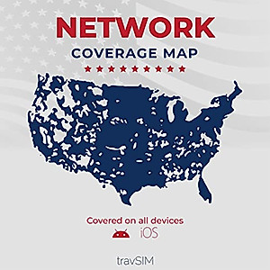 travSIM Prepaid SIM Card USA (T-Mobile Network) | Unlimited Mobile Data at 4G / 5G Speeds | US SIM Card with Unlimited Talk & Text in US | US Mobile SIM Card Valid for 30 Days