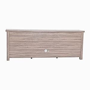 Flash Furniture Kilead Farmhouse TV Stand for up to 80" TVs-65 Engineered Wood Framed Media Console with Open Storage, 65", Gray Wash Oak