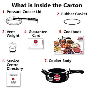 HAWKINS PRESSURE COOKER, 3.5 Liter, Silver