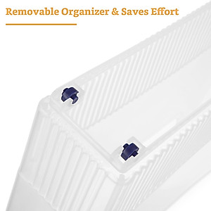 LDHHYH 6 Pack 12 x 12 Scrapbook Paper Storage with Wheels & Handles, Plastic Paper Storage Organizer, Paper Organizer Storage Bins for Holding 12" x 12" Paper Files Fruit Snack Cardstocks