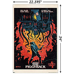 Trends International Netflix Stranger Things: Season 4 - The Piggyback Wall Poster