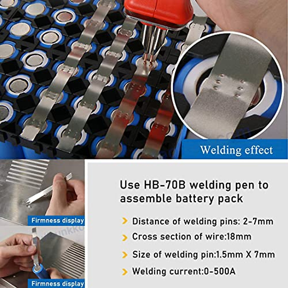 ZWJABYY 709A Battery Welding Machine,Pulse Spot Welder,110V-220V Battery Spot Welder and Soldering Station Portable,for 18650 Lithium-Ion Battery Pack Welding 0.3Mm Nickel Strip